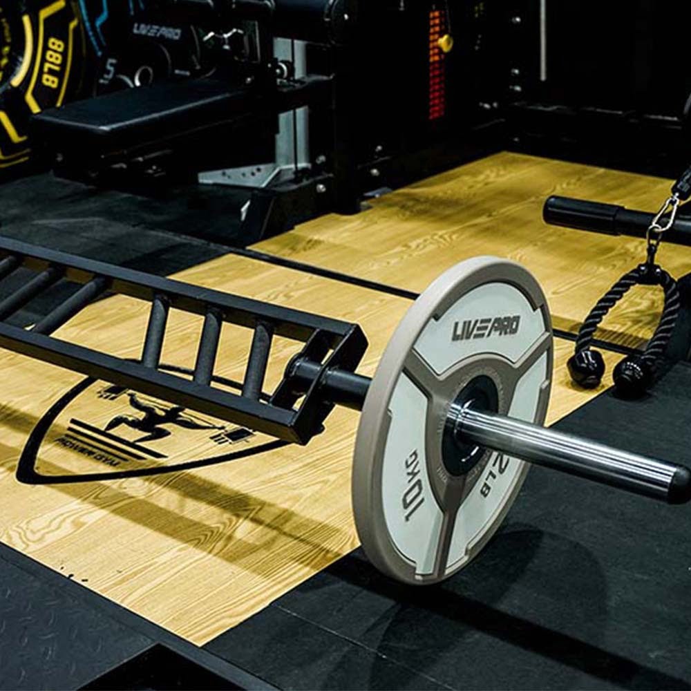 LIVEPRO MULTI GRIP WEIGHTLIFTING BAR 2.2M - I'm Healthy